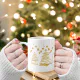 Glamorous Abstract Gold Christmas Tree Coffee Mug | Zazzle