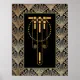 Glamorous Art Deco Poster. Poster | Zazzle