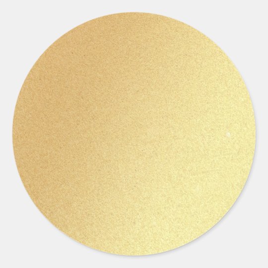Glamorous Blank Template Elegant Faux Gold Glitter Classic Round ...