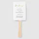 Glamorous Faux Gold Classic Wedding Hand Fan | Zazzle