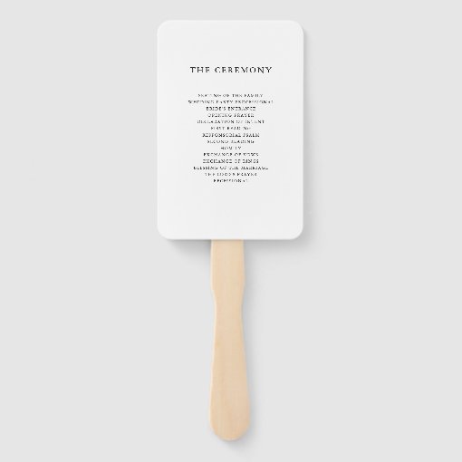 Glamorous Faux Gold Classic Wedding Hand Fan | Zazzle