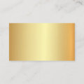 Glamorous Gold Look Professional Elegant Business Card | Zazzle