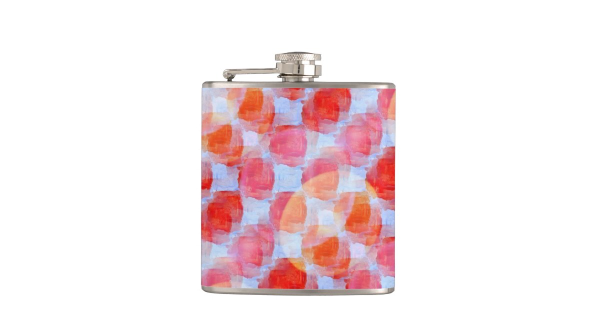 Glare from design texture background flask | Zazzle