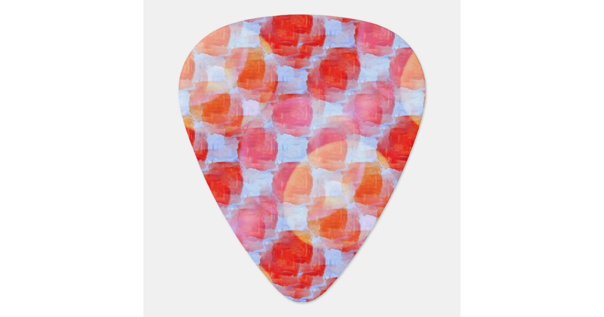 Glare from design texture background guitar pick | Zazzle