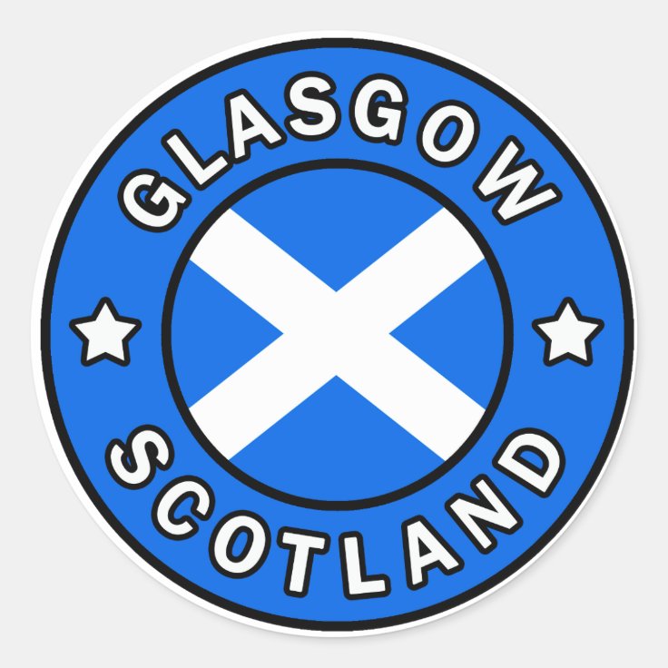 Glasgow Scotland sticker | Zazzle