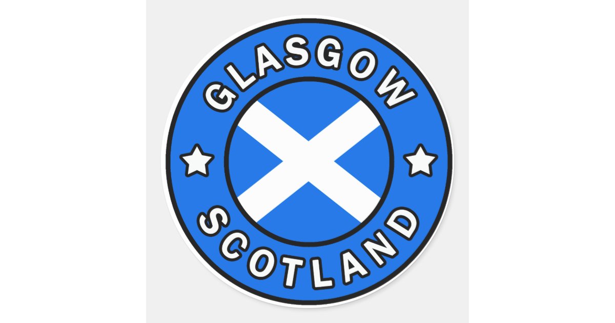 Glasgow Scotland sticker | Zazzle