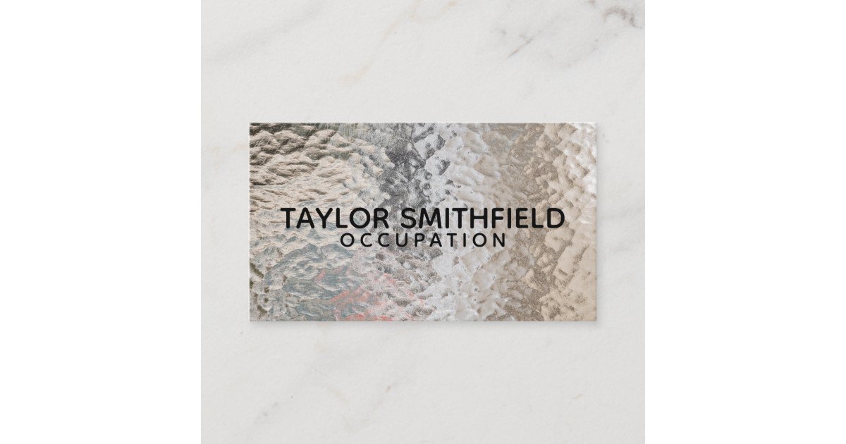 glass business card | Zazzle