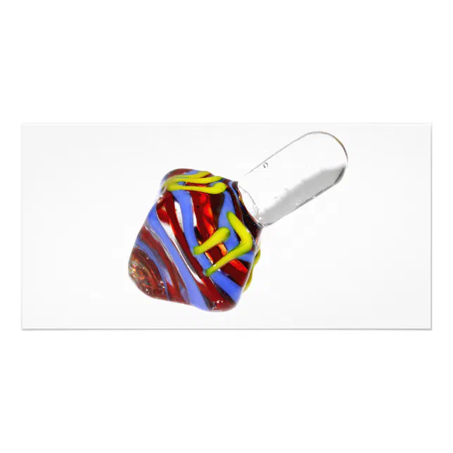 Glass Dreidel Card | Zazzle
