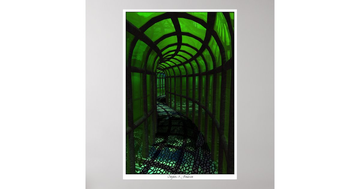 Glass Hall Poster | Zazzle