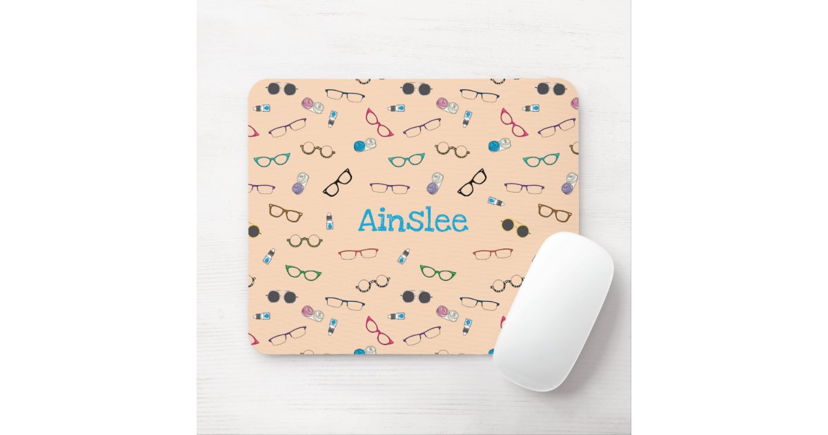 Glasses and Contact Lenses Mouse Pad | Zazzle
