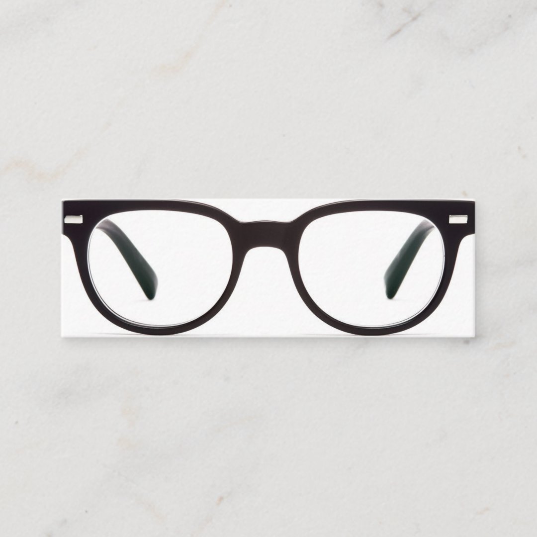 glasses business card | Zazzle
