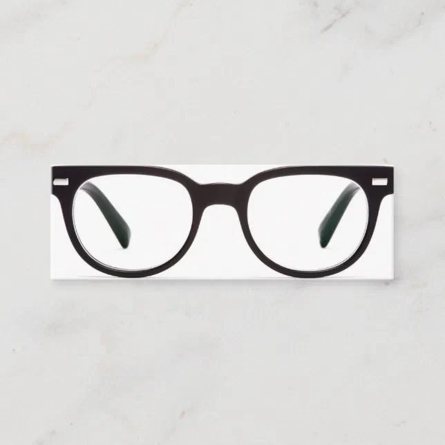 glasses business card | Zazzle
