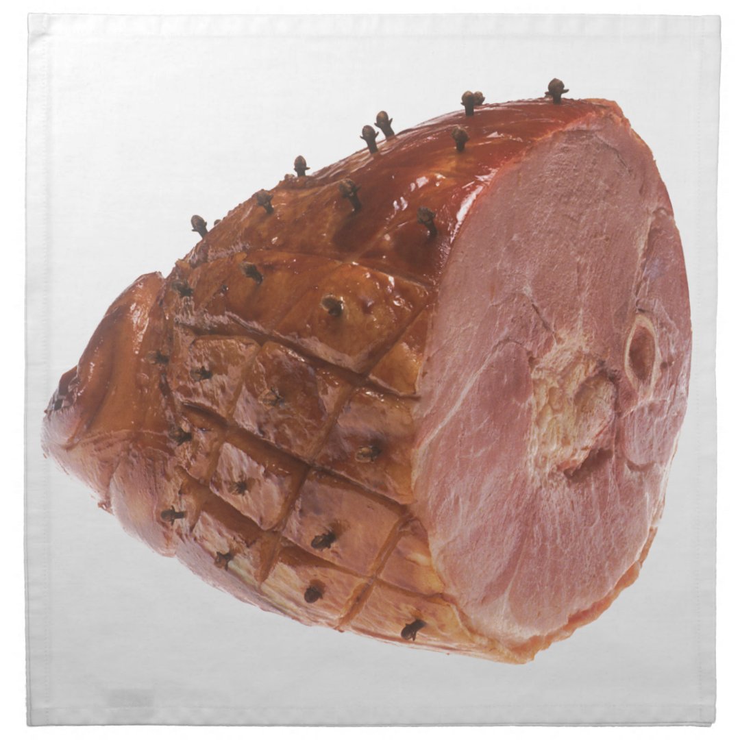 Glazed Ham Cloth Napkin | Zazzle