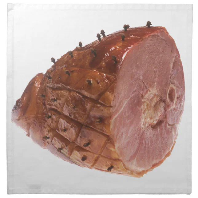 Glazed Ham Cloth Napkin | Zazzle