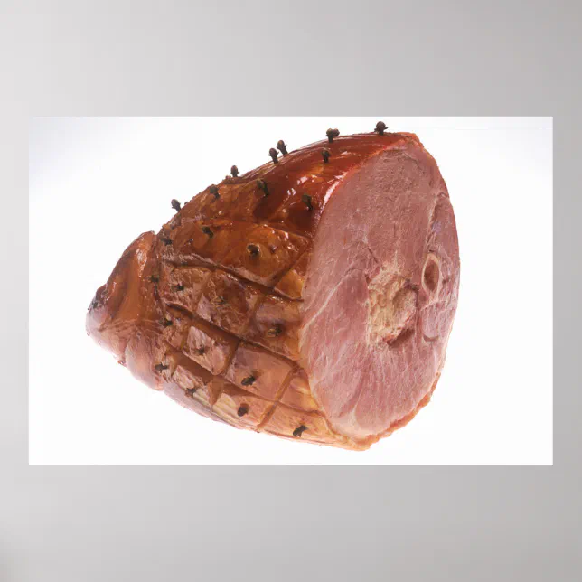 Glazed Ham Poster | Zazzle