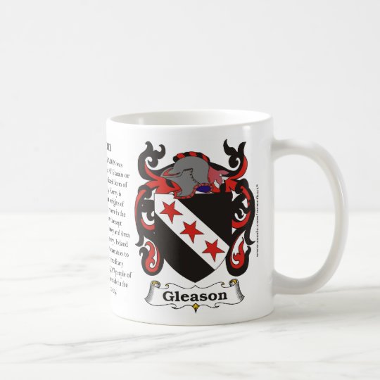 Gleason Family Coat of Arms Mug | Zazzle.com