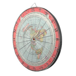 Gleason's NEW STANDARD MAP OF THE WORLD Dart Board | Zazzle