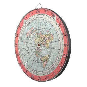 Gleason's NEW STANDARD MAP OF THE WORLD Dart Board | Zazzle