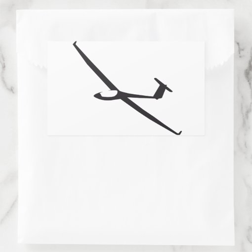 Glider Rectangular Sticker | Zazzle