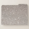 Glitter and Glamour Gold and Silver File Folder | Zazzle