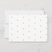 Glitter Bee Funeral Sympathy Thank You Note Card | Zazzle