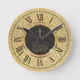 Glitter Gold Elegant Pastor Priest Church Round Clock | Zazzle