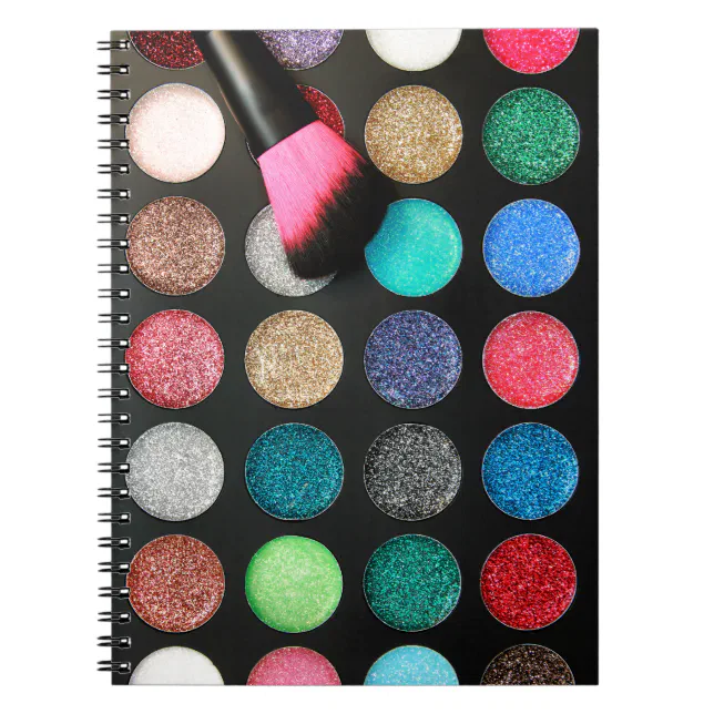 Glitter Makeup Notebook | Zazzle