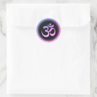 Glitter Om Symbol Sticker | Zazzle