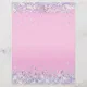 Glitter pink blank flyer | Zazzle