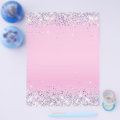 Glitter pink blank flyer | Zazzle