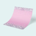 Glitter pink blank flyer | Zazzle