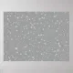 Glitter Stars4 - Silver Poster | Zazzle