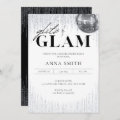 Glitz & Glam Disco Bachelorette Party Invitation | Zazzle
