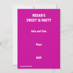 Glitz Pink 'VIP PASS' invitation | Zazzle