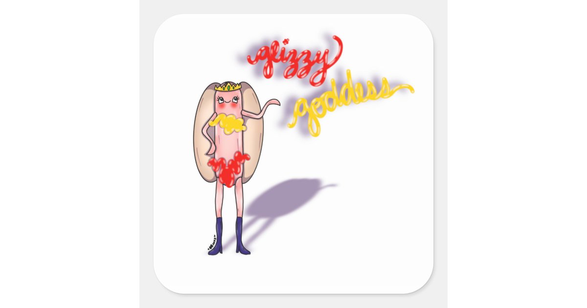 Glizzy Goddess Sticker | Zazzle