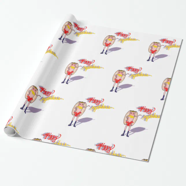 Glizzy Goddess wrapping paper | Zazzle