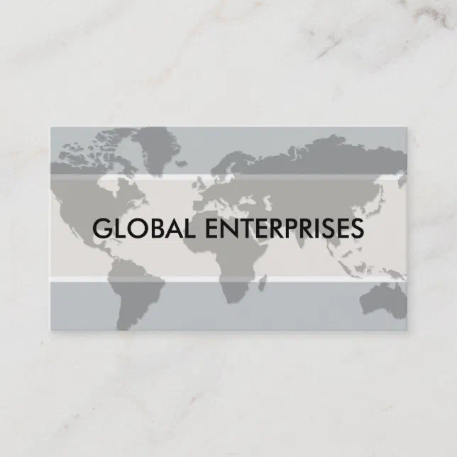 Global Business Card | Zazzle
