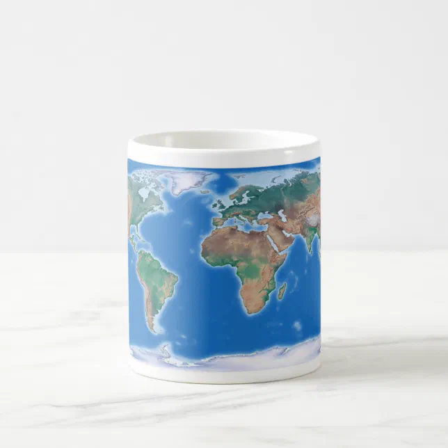 Global Coffee Cup World Map | Zazzle