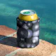 Global Concentric Circle Orbital Abstract Art Can Cooler | Zazzle