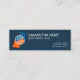 Global Import Export Logistic Arrows Mini Business Card | Zazzle
