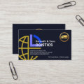 Global Logistic Border Transport Business Card | Zazzle