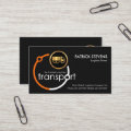 Global Transport Satellite Logistics Truck Driver Business Card | Zazzle