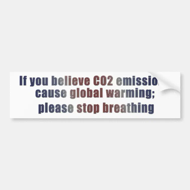 Global Warming Bumper Sticker | Zazzle