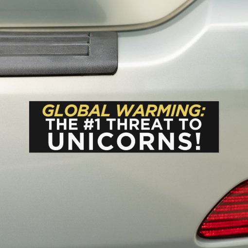 Global Warming Bumper Sticker | Zazzle