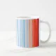 Global Warming Stripes Climate Change Temperatures Coffee Mug | Zazzle