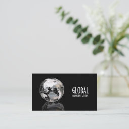 Globe Business Card | Zazzle