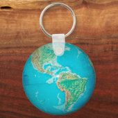 Globe Keychain | Zazzle