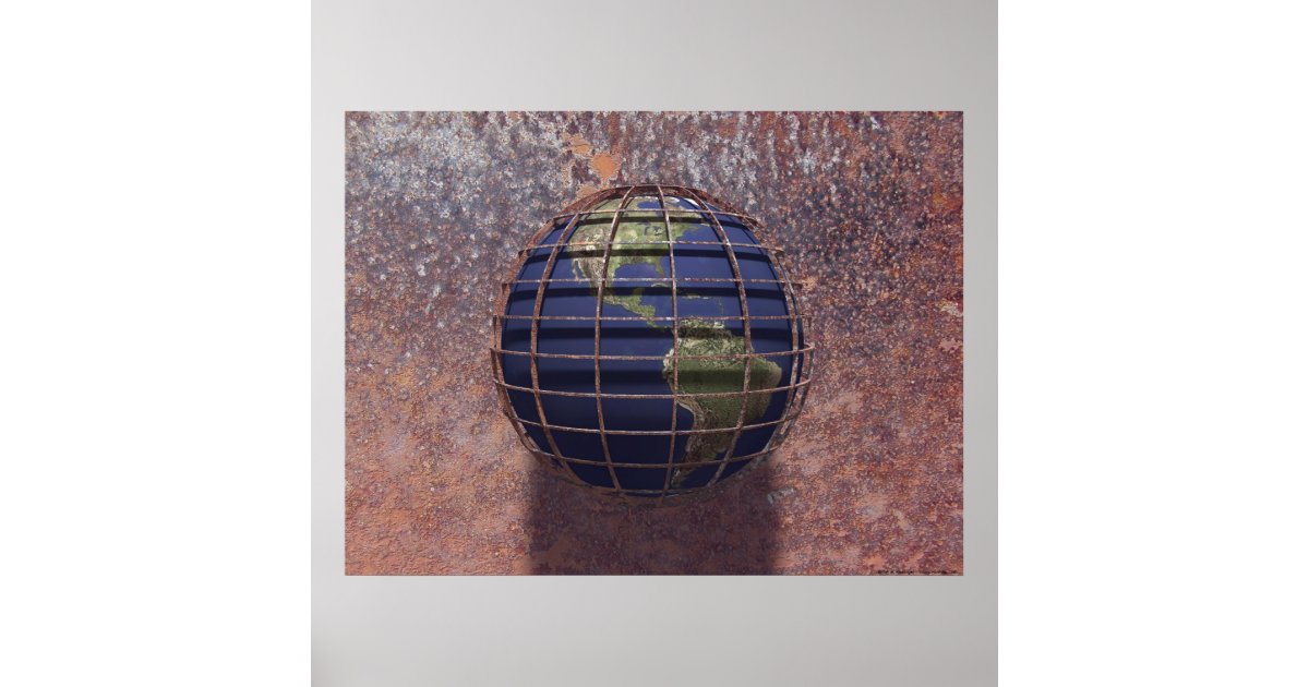 Globe Poster | Zazzle