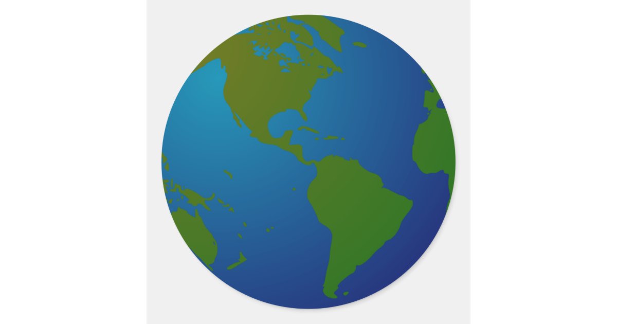 Globe Stickers | Zazzle