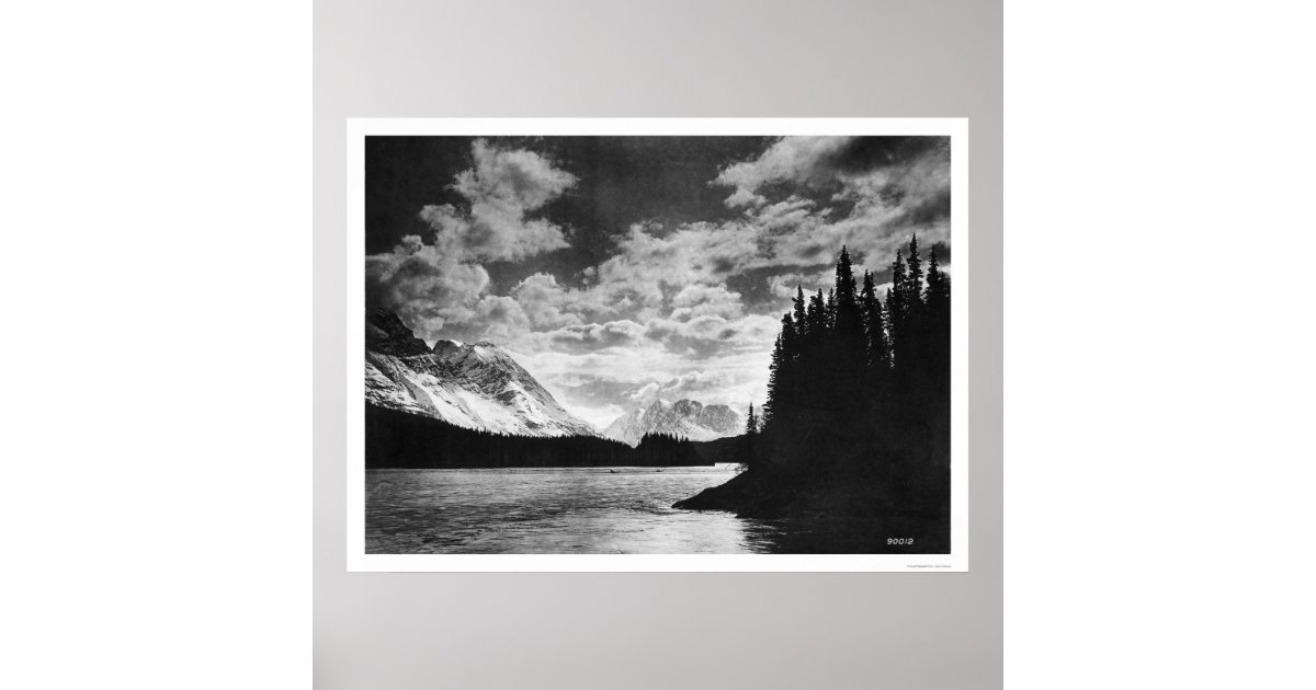 Glorious Alaska Mountains 1920 Poster | Zazzle